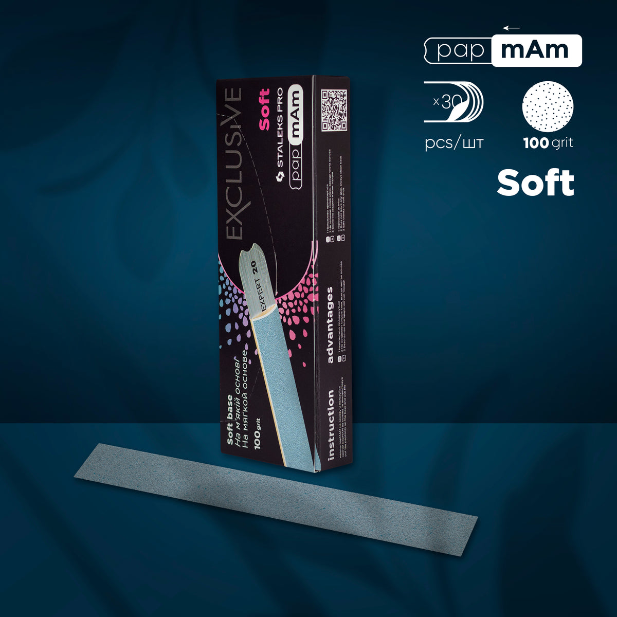 Limes Recharges papmAm EXCLUSIVE Staleks Pro avec Mousse , DFCX-20 (30 – ONIX PRO